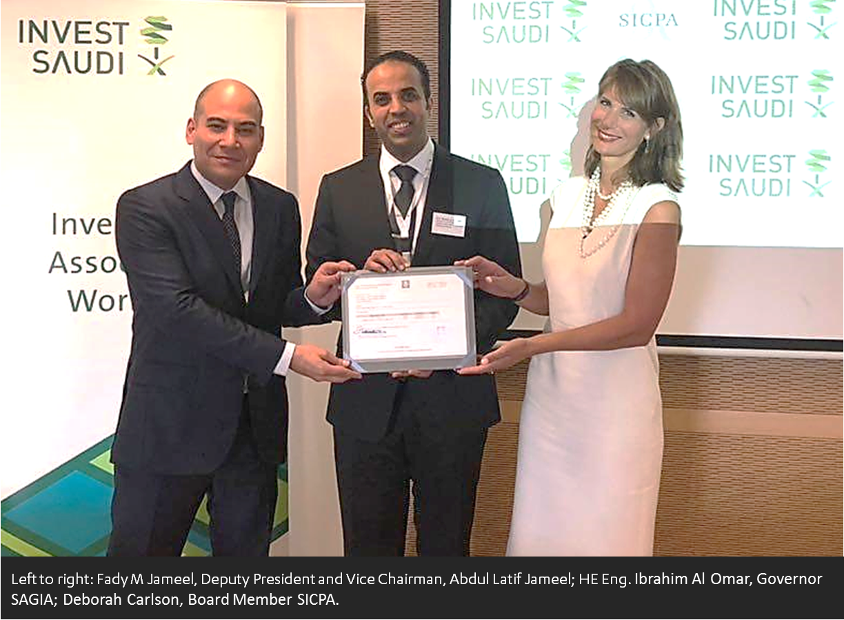 SAGIA, SICPA-Jameel'e lisans veriyor - | Abdul Latif Jameel®