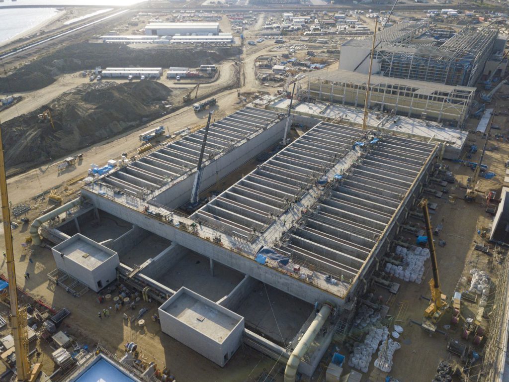 Construction continues at Shuqaiq 3 IWP | Abdul Latif Jameel®